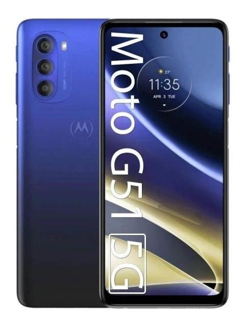 CELULAR MOTO G51 5G 128GB SIM 4GB RAM 50MP BLUE AZUL